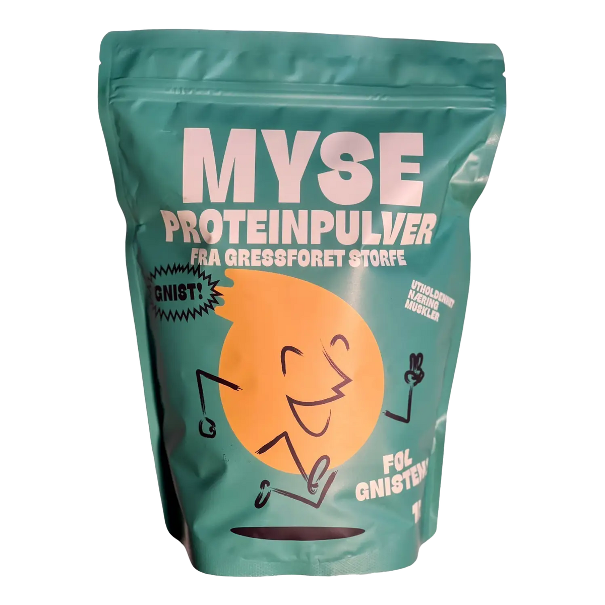 GNIST! Myseprotein (whey) pose 1kg – Barbershop.no
