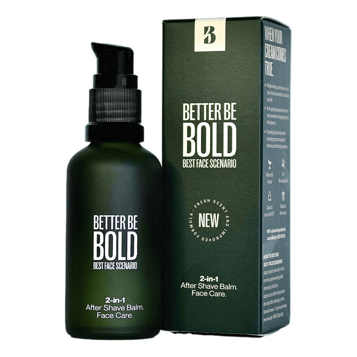 Better Be Bold 2-i-1 Aftershave Balm og ansiktskrem – Barbershop.no
